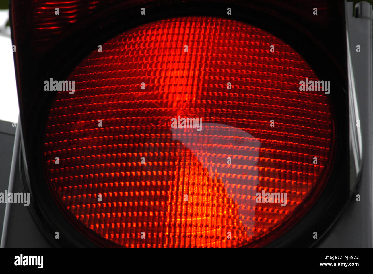 red traffic light Stock Photo - Alamy