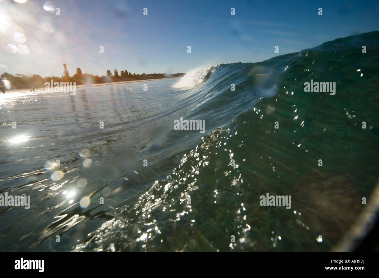 surf break on beach Stock Photo - Alamy