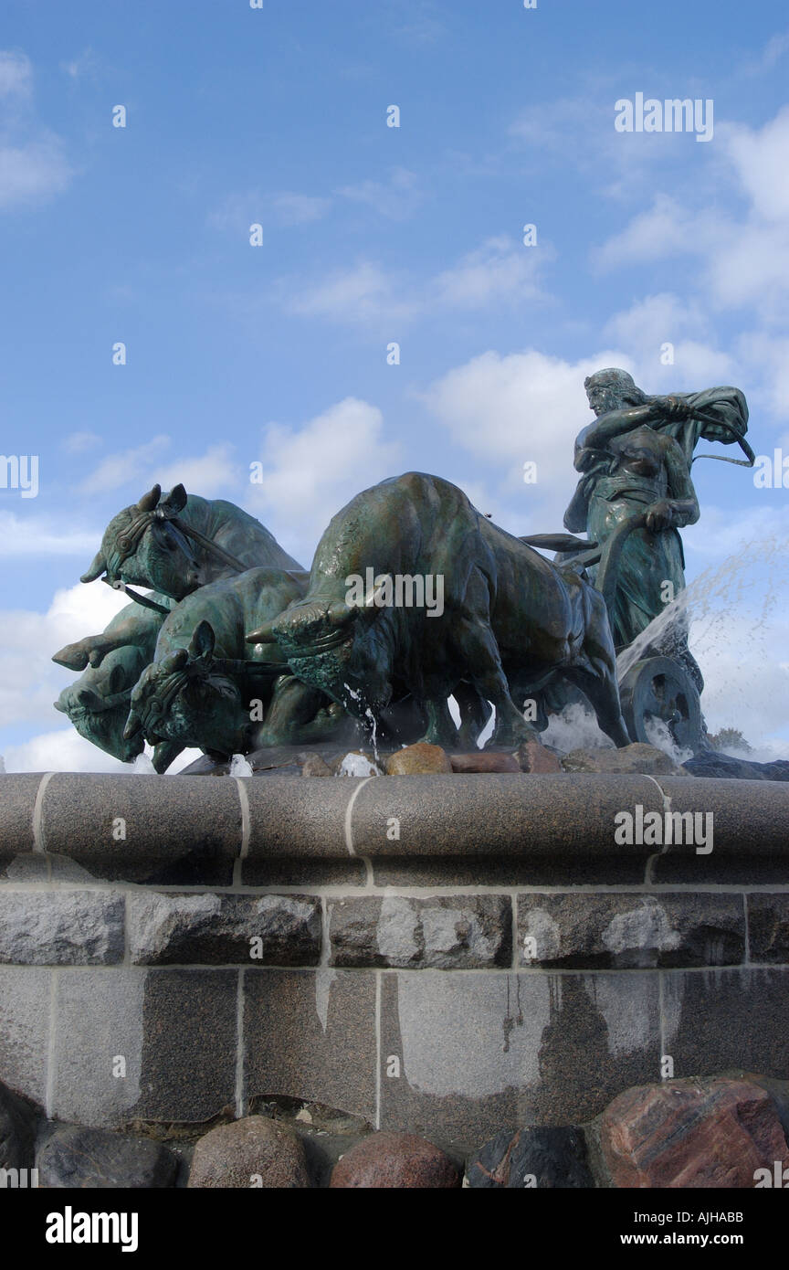 Gefion springvandet Gefion fountain Copenhagen Denmark Stock Photo - Alamy