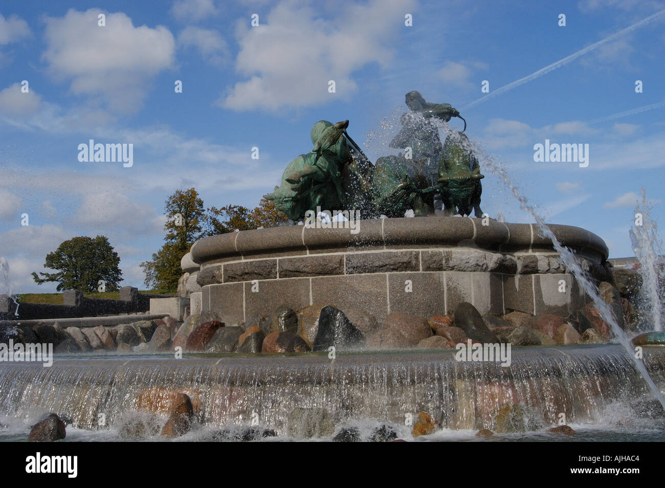 Gefion springvandet Gefion fountain Copenhagen Denmark Stock Photo - Alamy