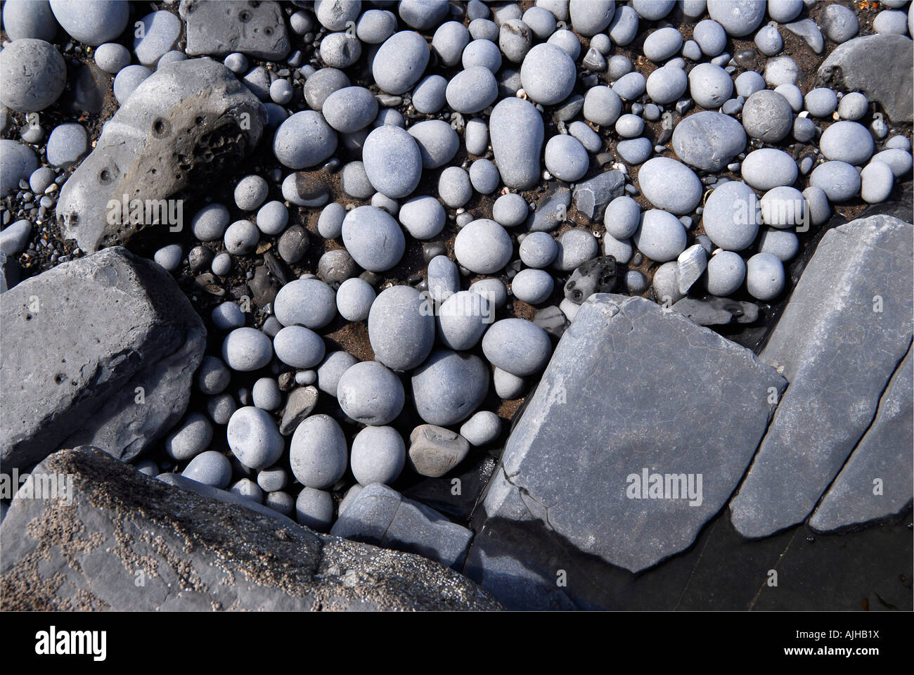 pebbles and rocks on the beach Stock Photo - Alamy