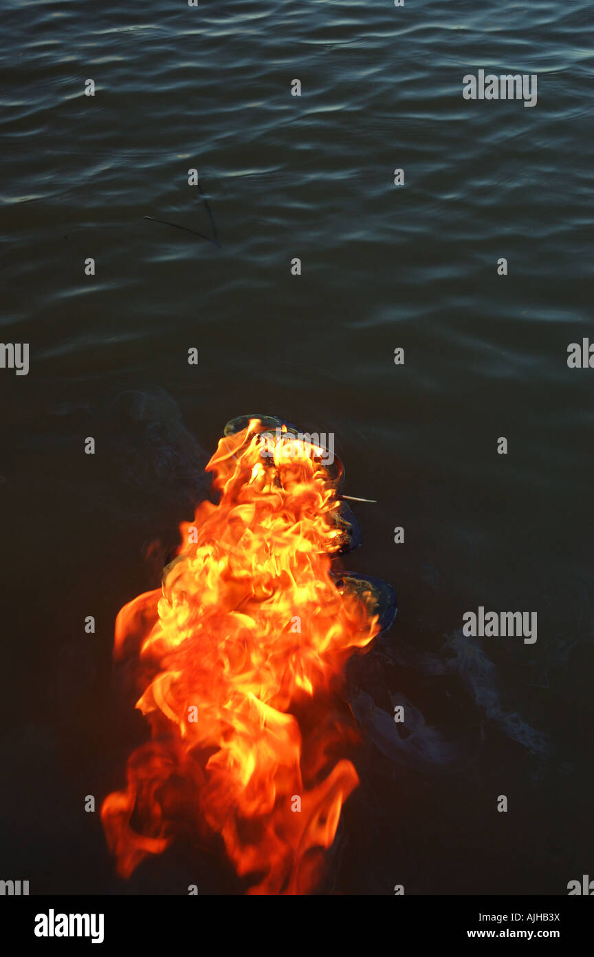 flames and water Stock Photo - Alamy