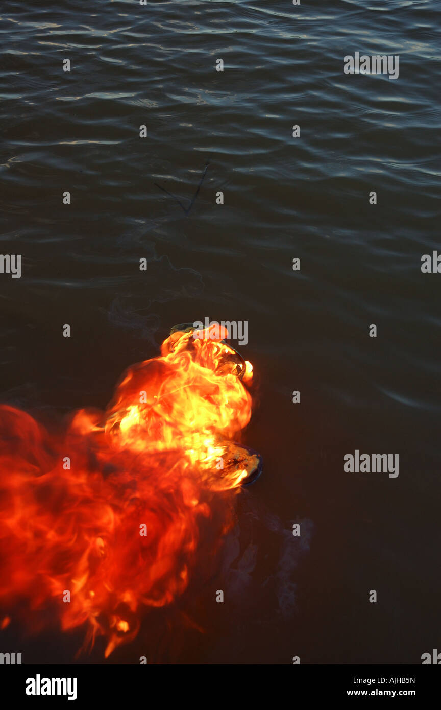 flames and water Stock Photo - Alamy
