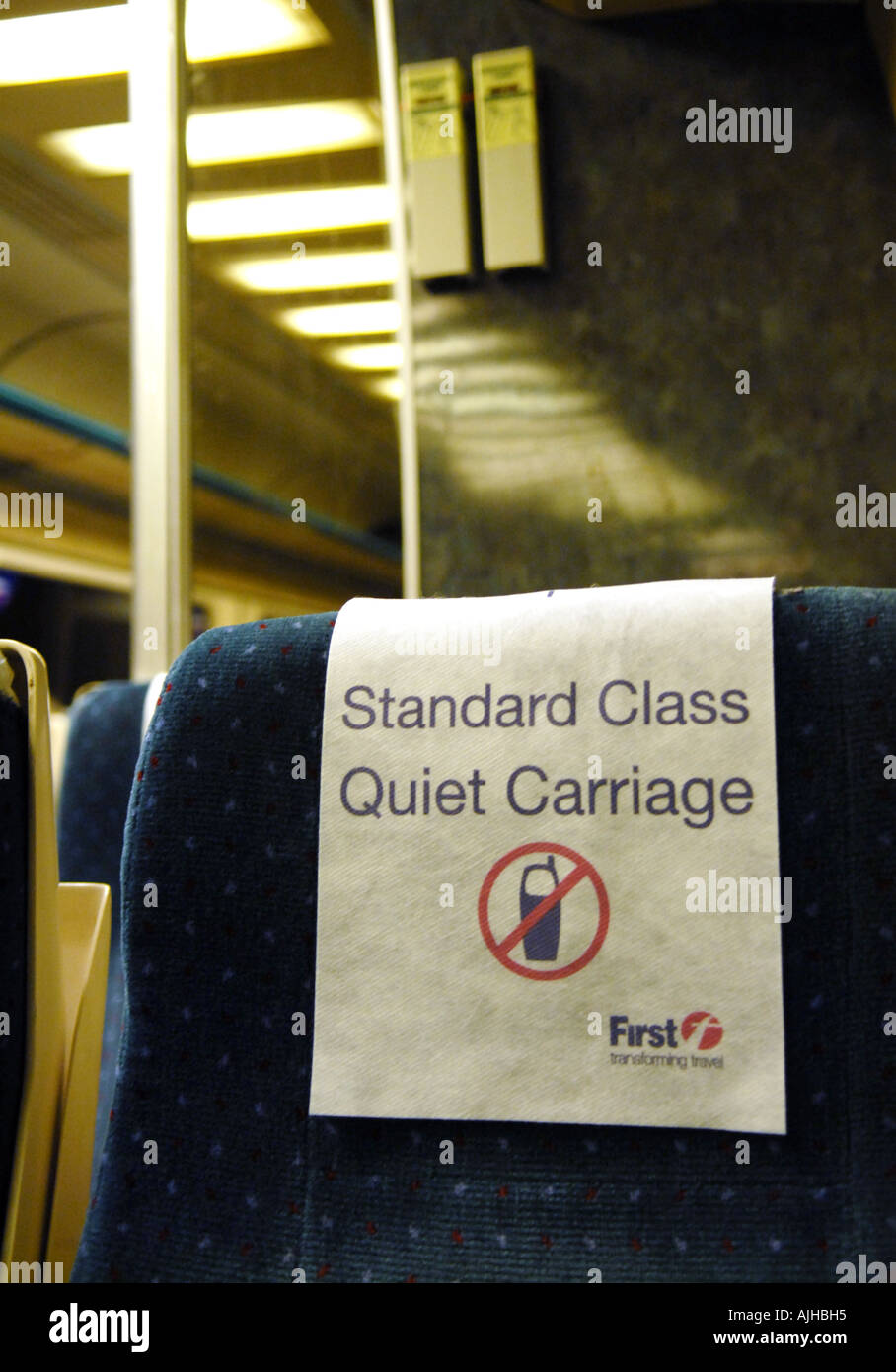 Silent train carriage hi-res stock photography and images - Alamy