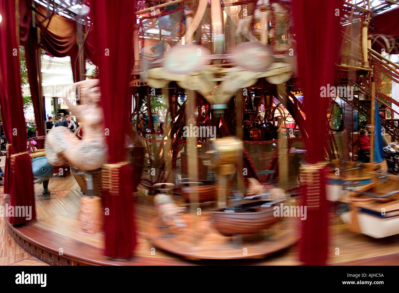 Old carousel in Nantes Stock Photo - Alamy