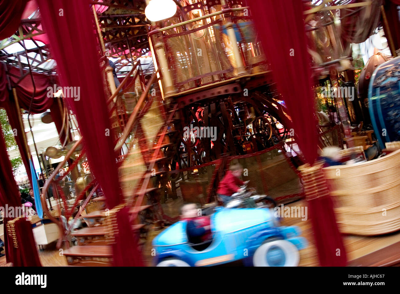 Old carousel in Nantes Stock Photo - Alamy