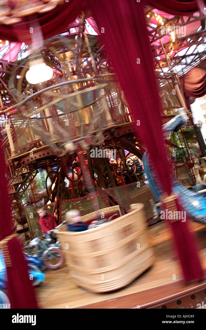 Old carousel in Nantes Stock Photo - Alamy