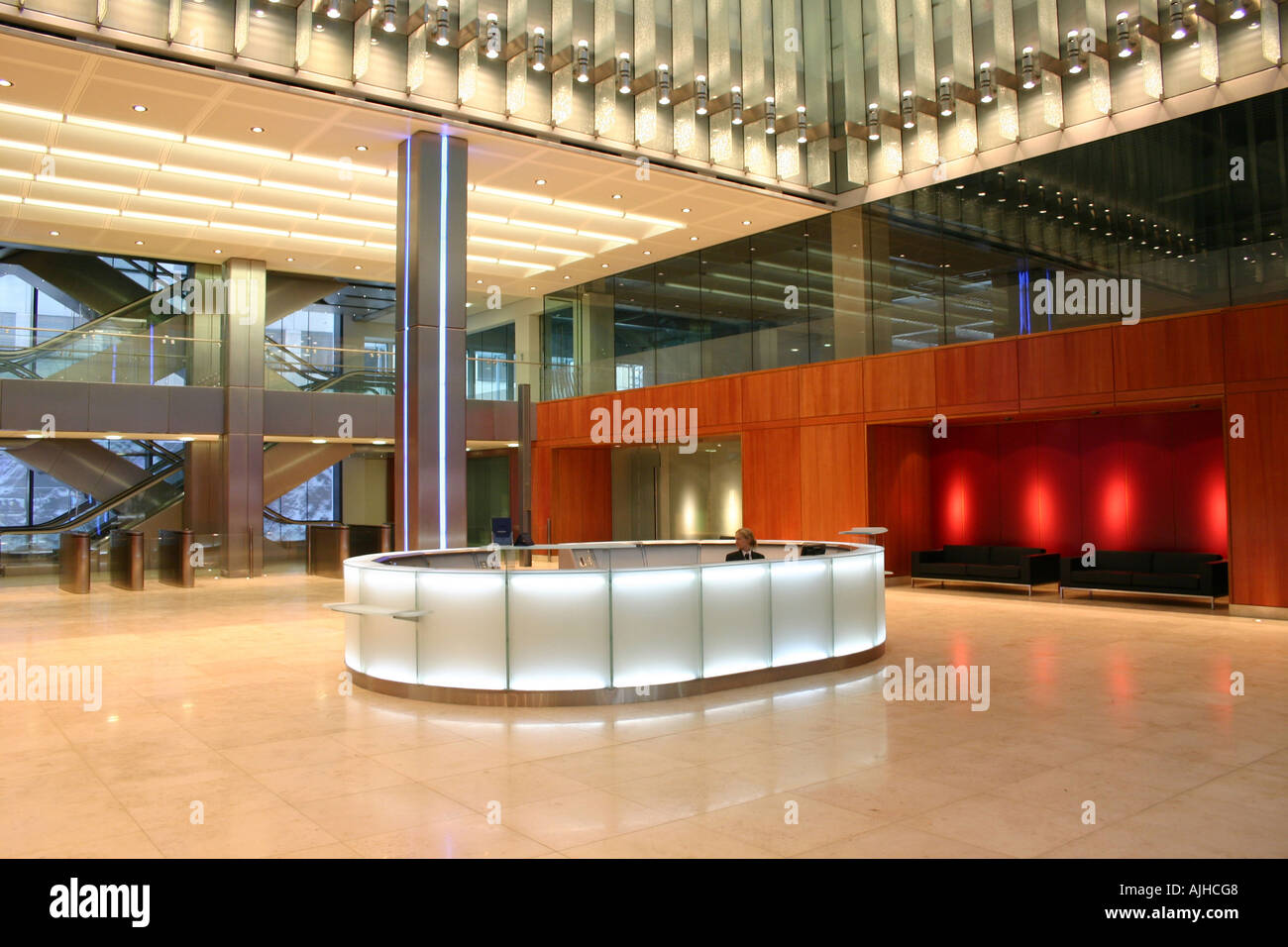 Reception of office building Stock Photo - Alamy