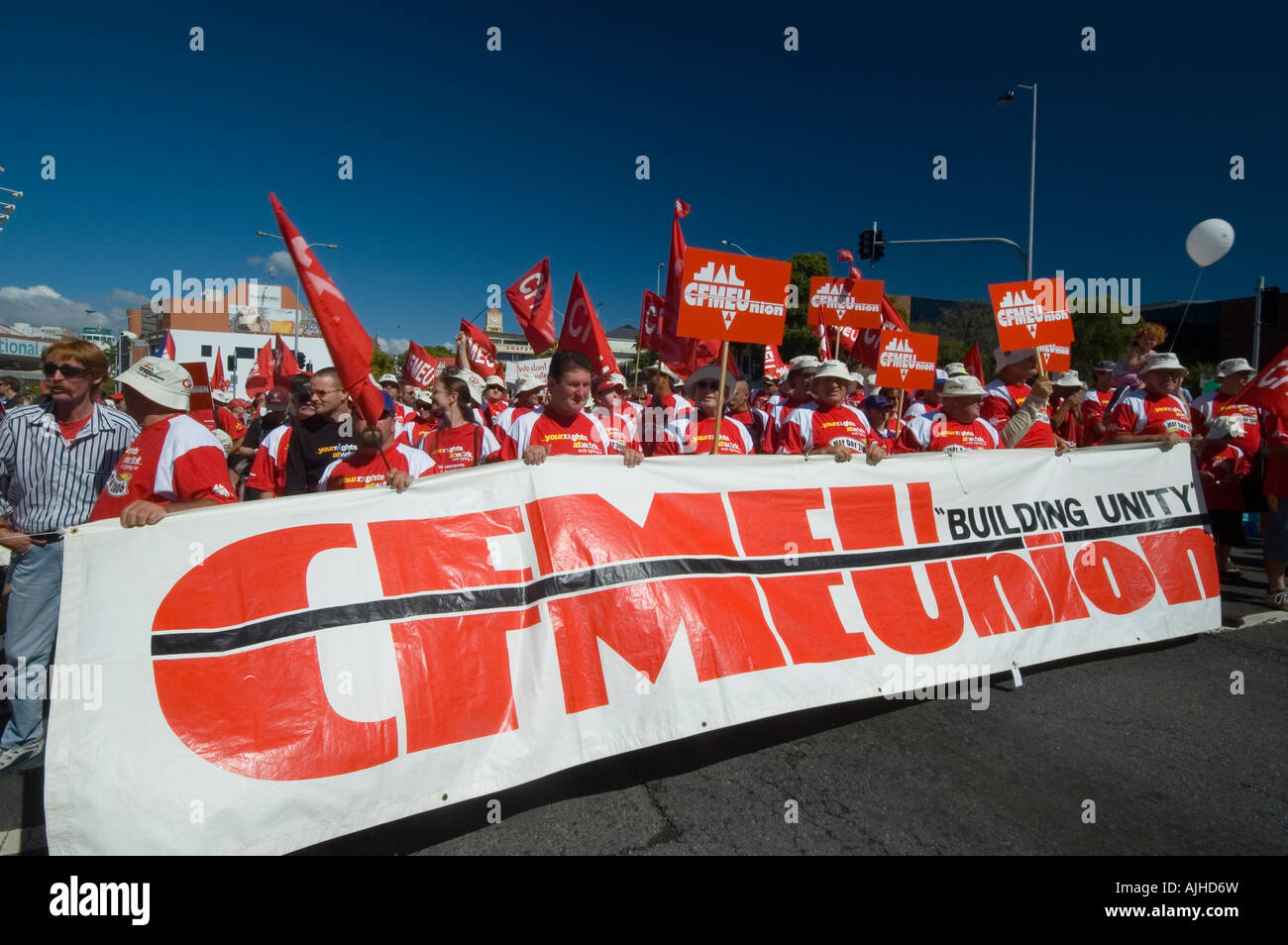 Trades union flag hi-res stock photography and images - Alamy