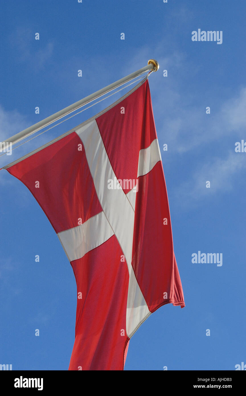 Flag of Denmark Stock Photo - Alamy