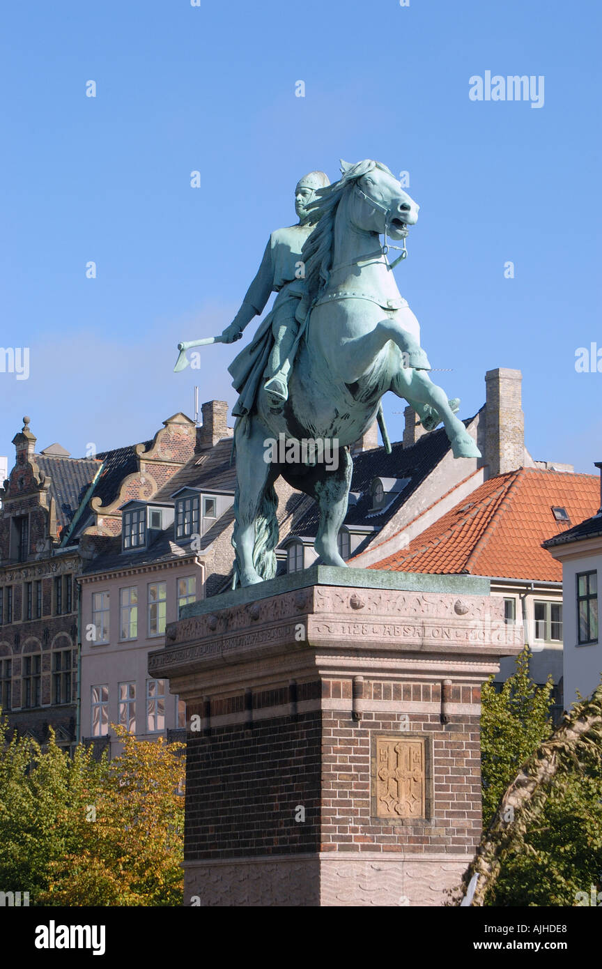 Bishop Absalon Founder of Copenhagen Denmark Stock Photo - Alamy