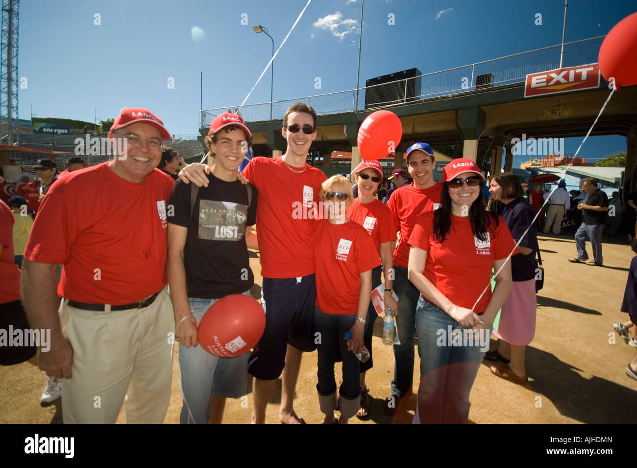 Family of supporters hi-res stock photography and images - Alamy