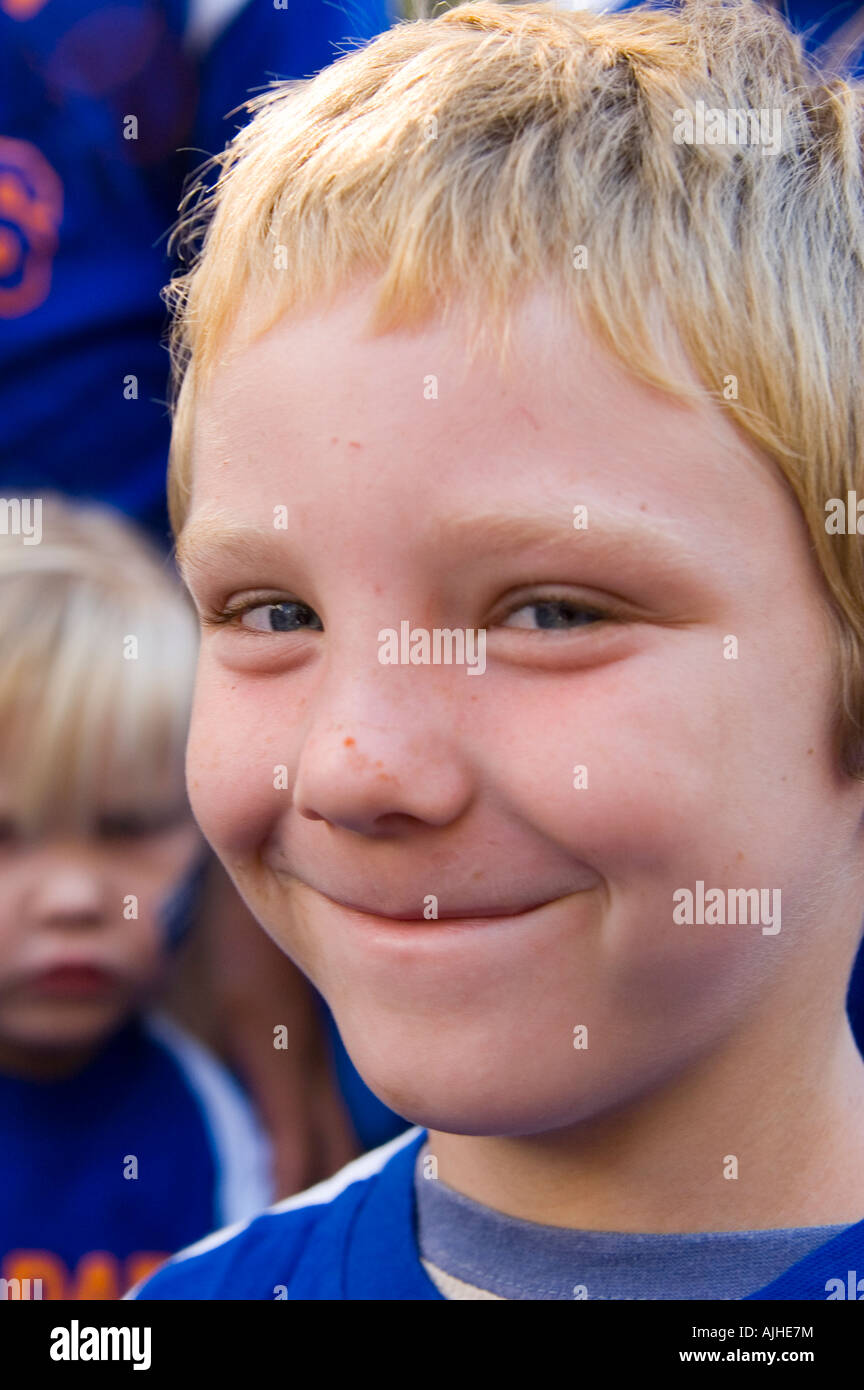 cheeky young boy Stock Photo - Alamy