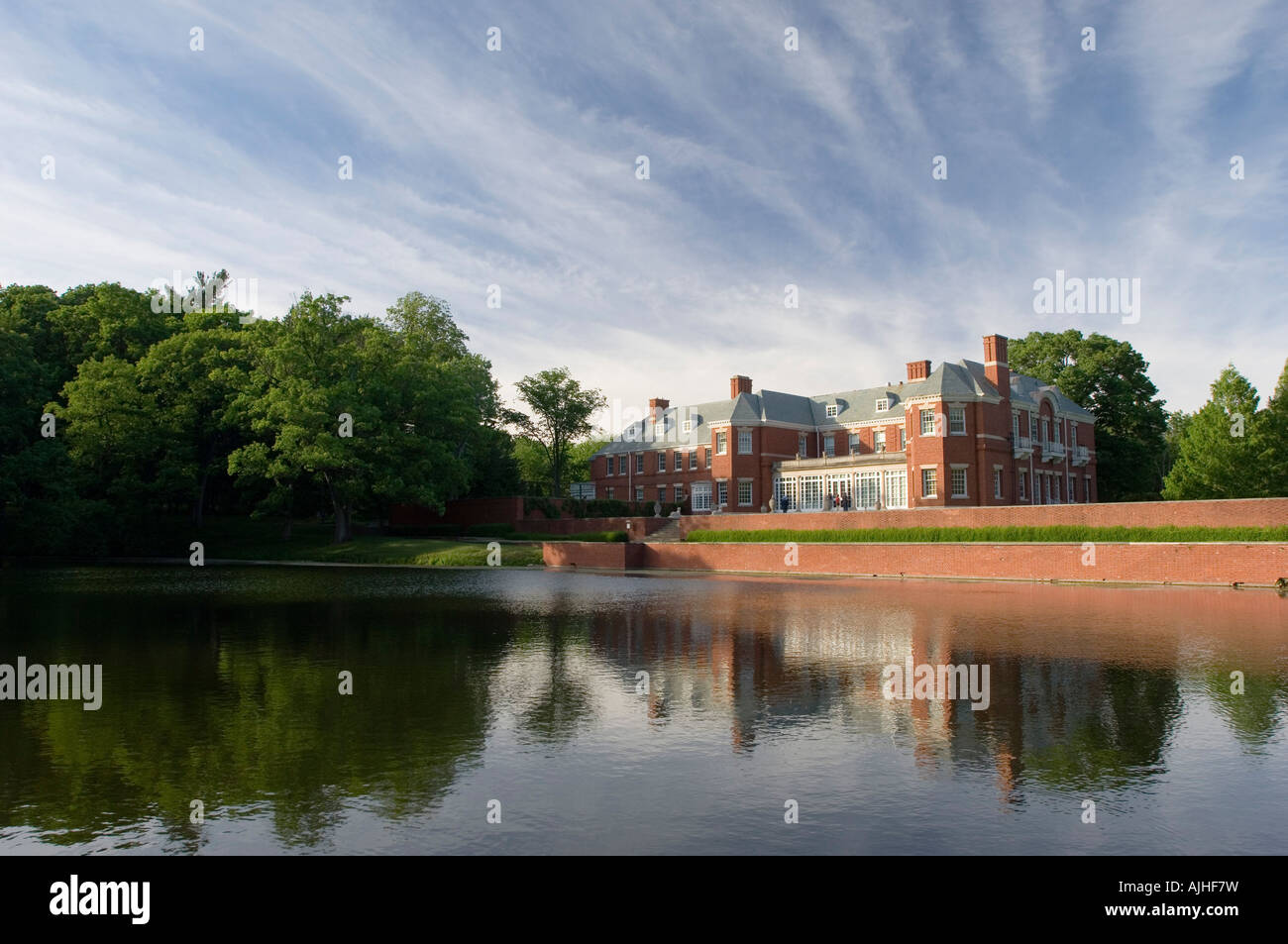 The Allerton Mansion at Allerton Park Monticello Illinois The park is ...