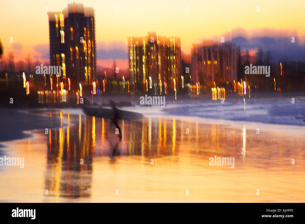 Snapper rocks gold coast sunset hi-res stock photography and images - Alamy