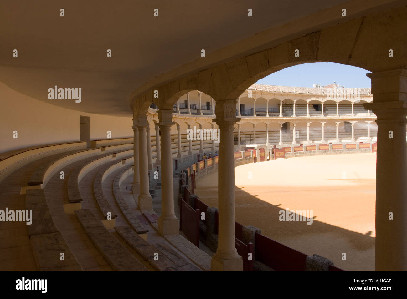 RONDA BULLRING PLAZA DE TOROS Stock Photo - Alamy