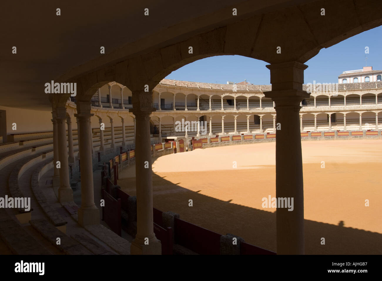 RONDA BULLRING PLAZA DE TOROS Stock Photo - Alamy