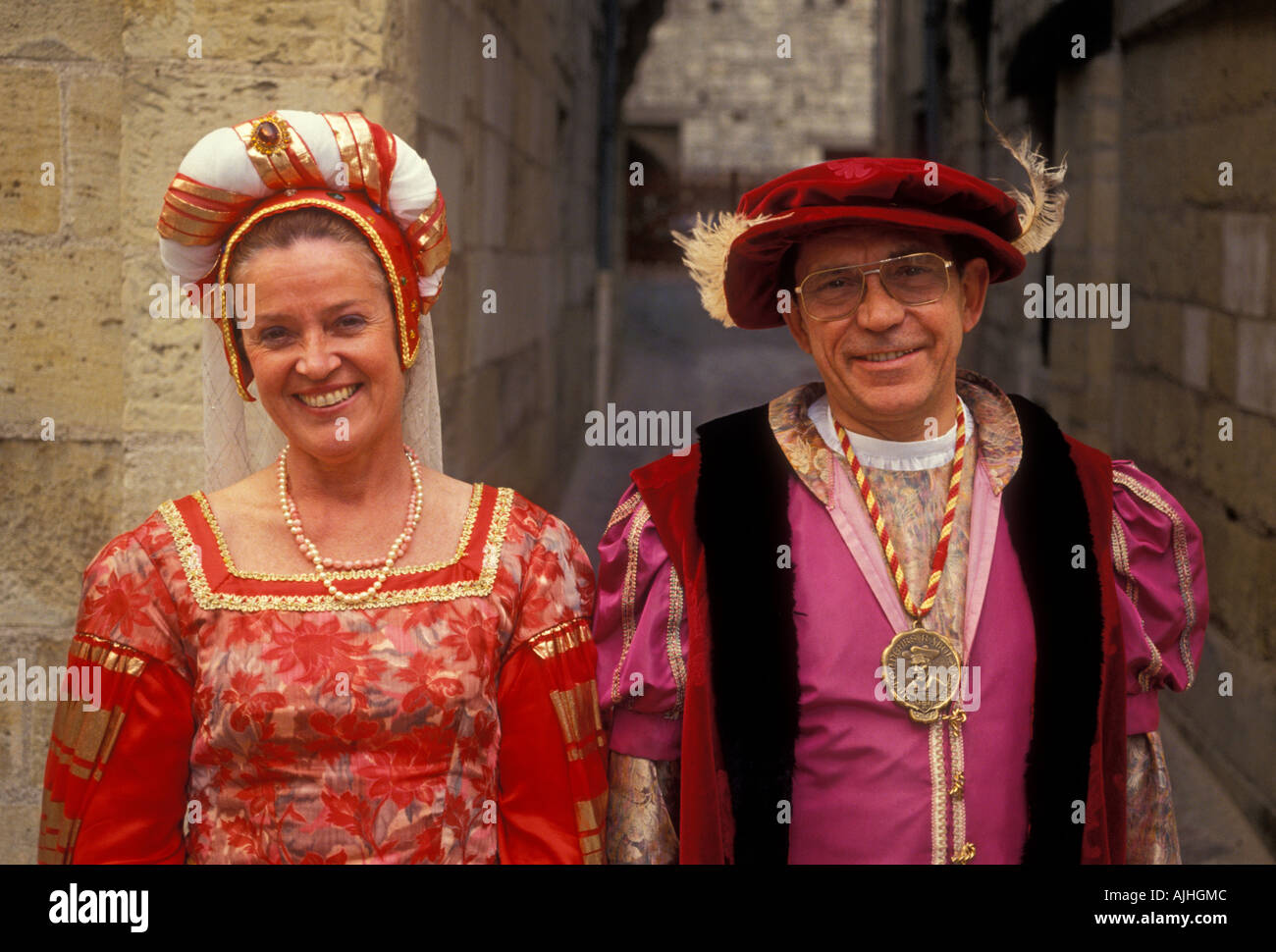 2, two, French people, adult man, adult woman, couple, husband and wife ...