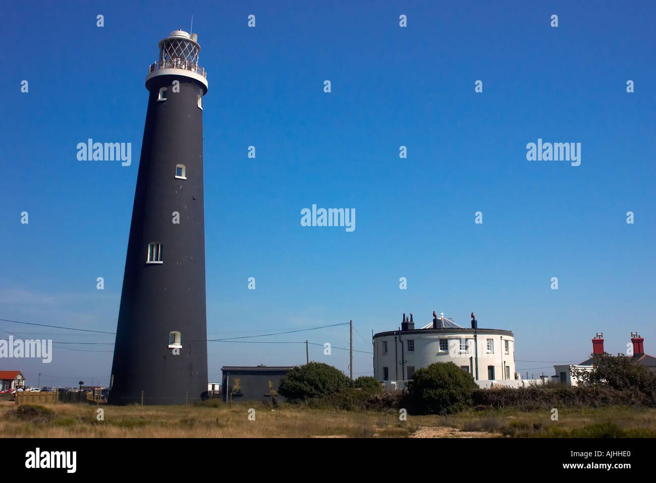 Old Lighthouse Dungeness Kent Stock Photo - Alamy