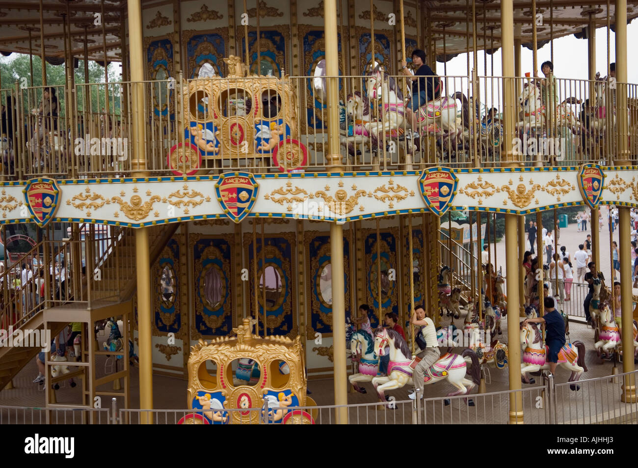 Old amusement park rides hi-res stock photography and images - Alamy