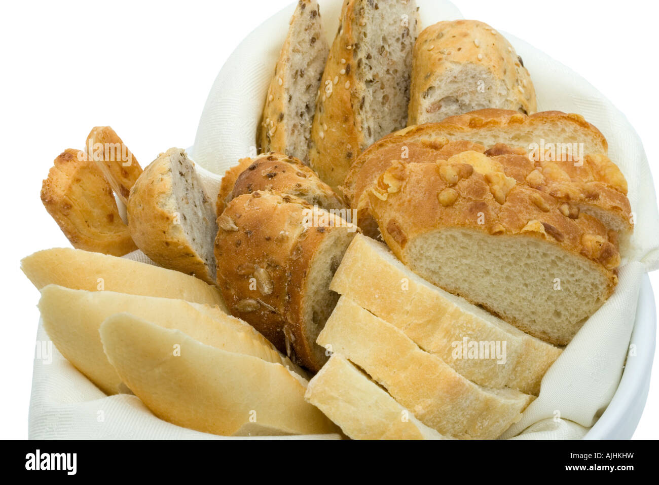 Selection of sliced bread Stock Photo - Alamy