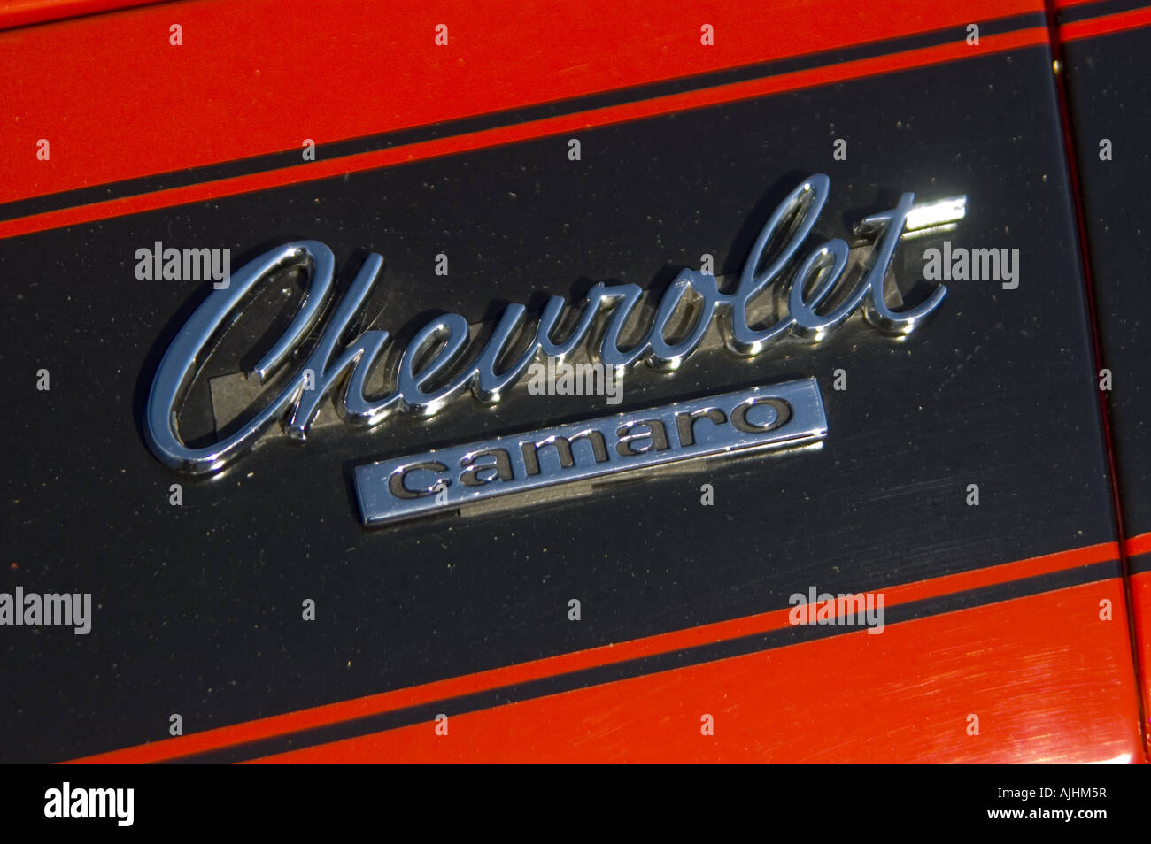 Chevrolet Camaro Chevy badge Stock Photo - Alamy