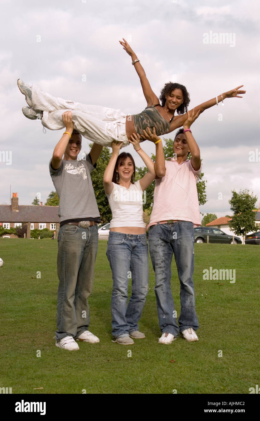 3553 Catherine friends Model released Stock Photo - Alamy