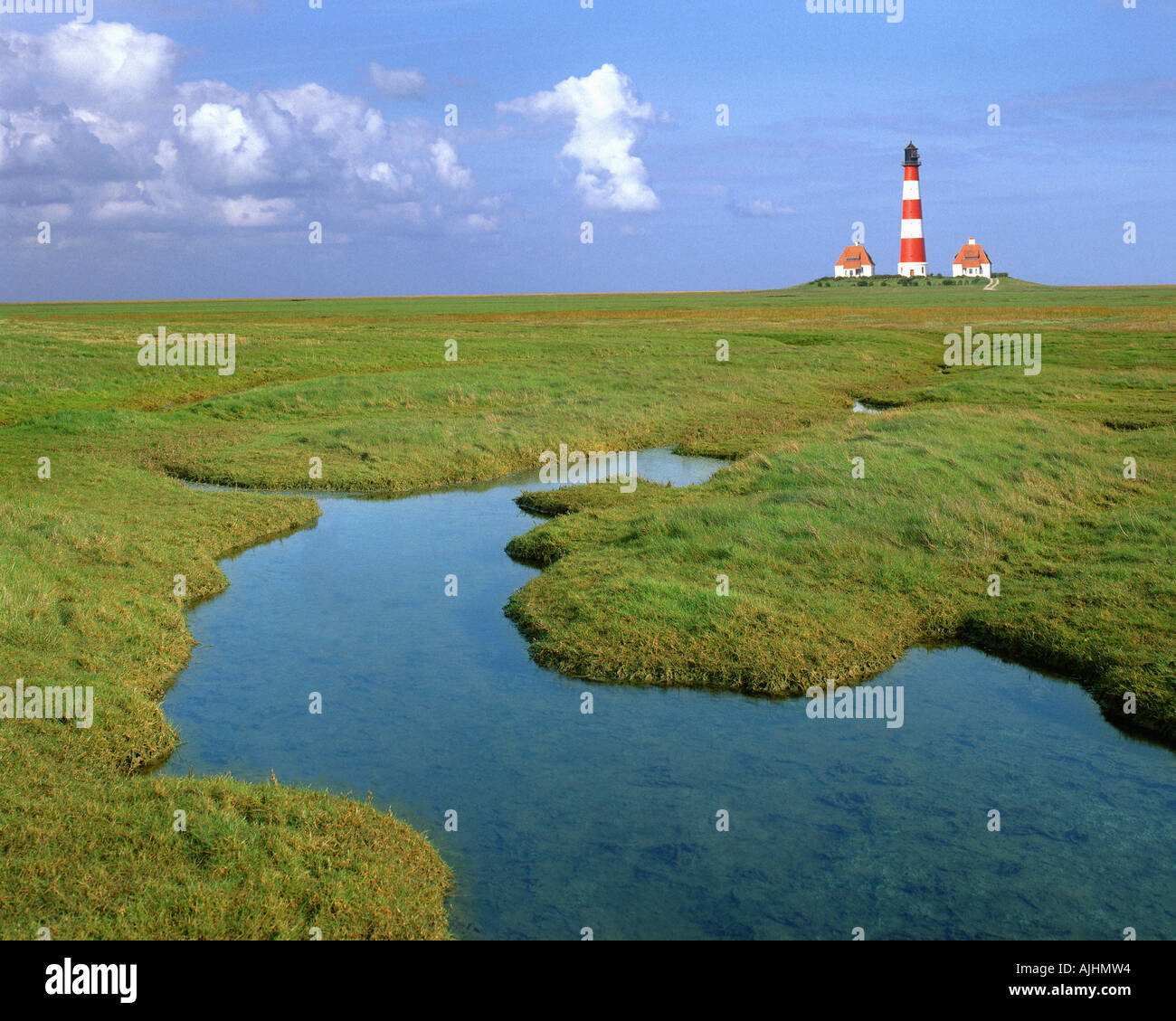 DE - SCHLESWIG-HOLSTEIN: Westerhever Lighthouse Stock Photo - Alamy