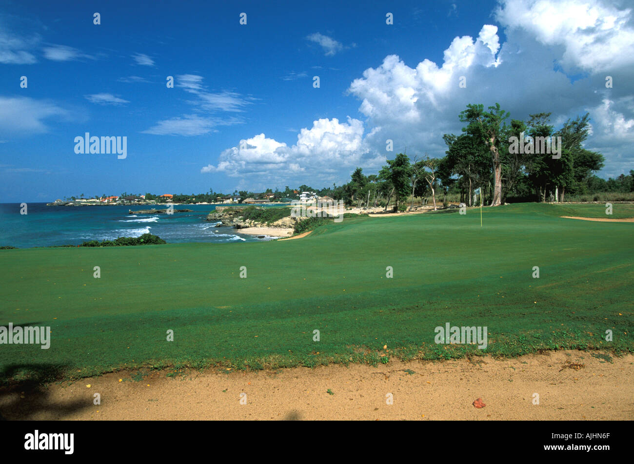Dominican Republic Casa de Campo Teeth of the Dog Golf Course Stock ...