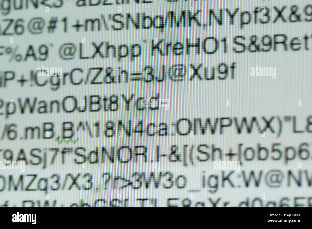 computer jargon text language on written page Stock Photo - Alamy