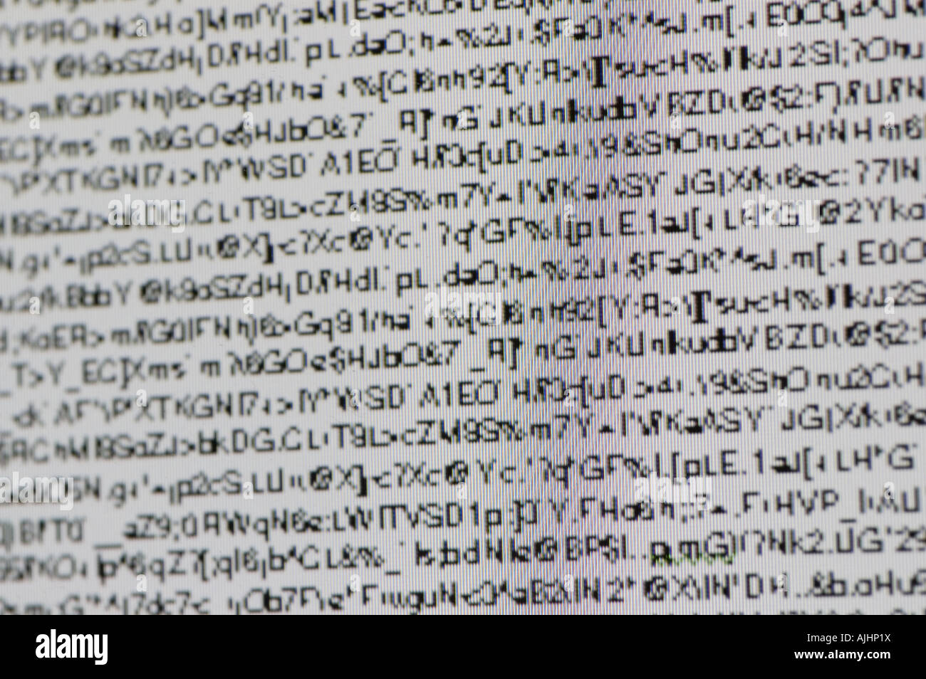 computer jargon text language on written page Stock Photo - Alamy