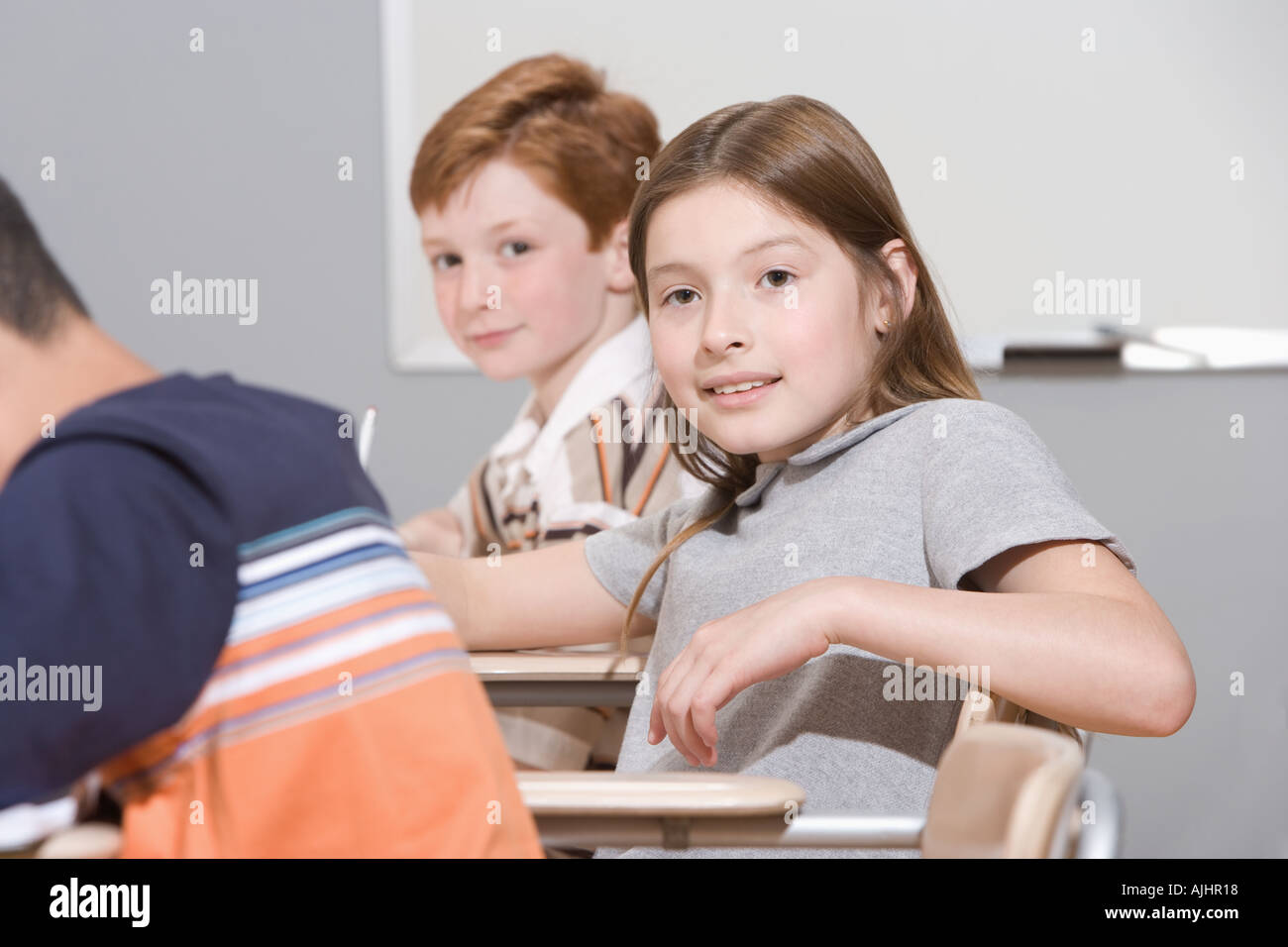 Children in class Stock Photo - Alamy