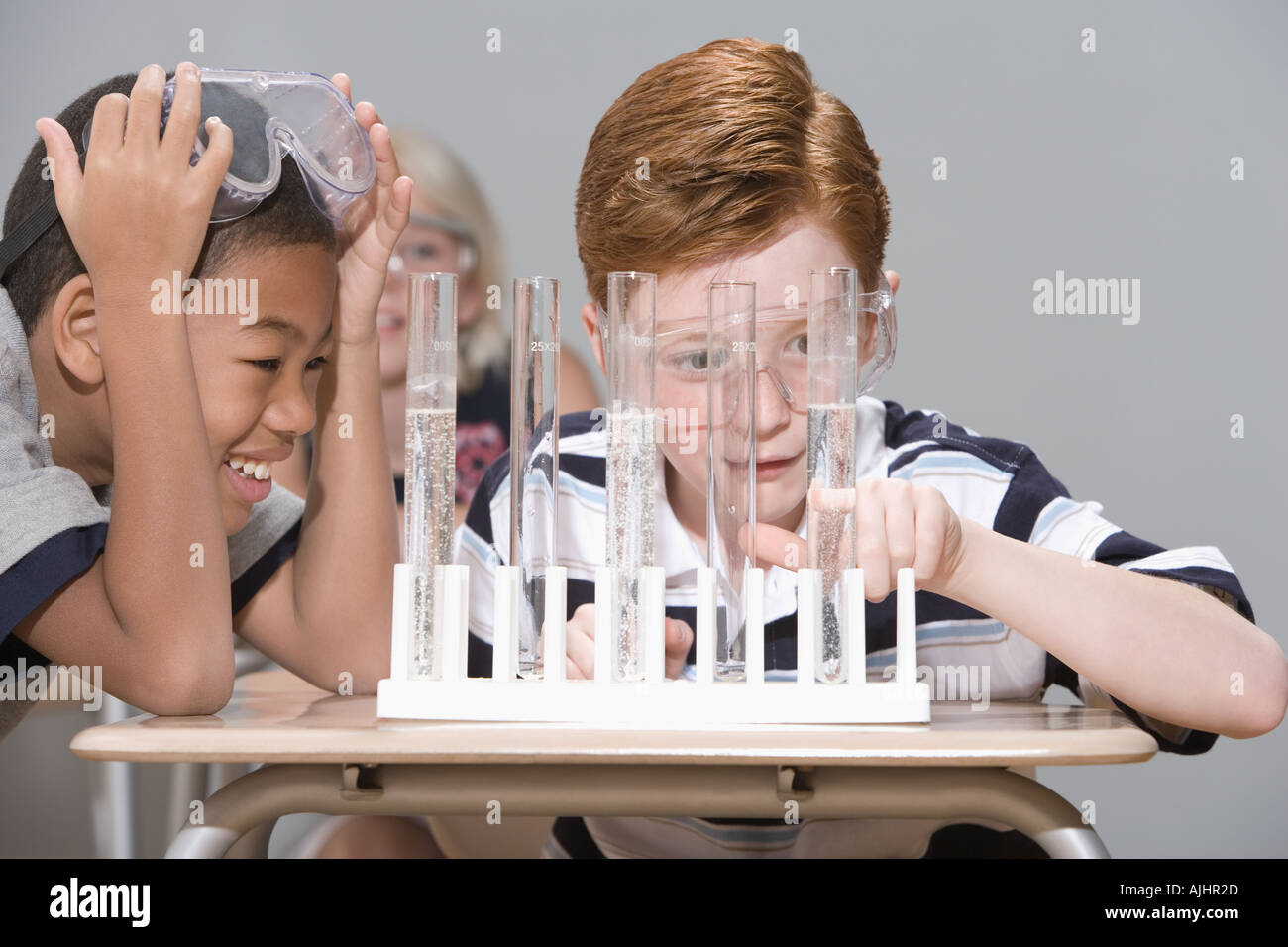 Children sitting tests school hi-res stock photography and images - Alamy