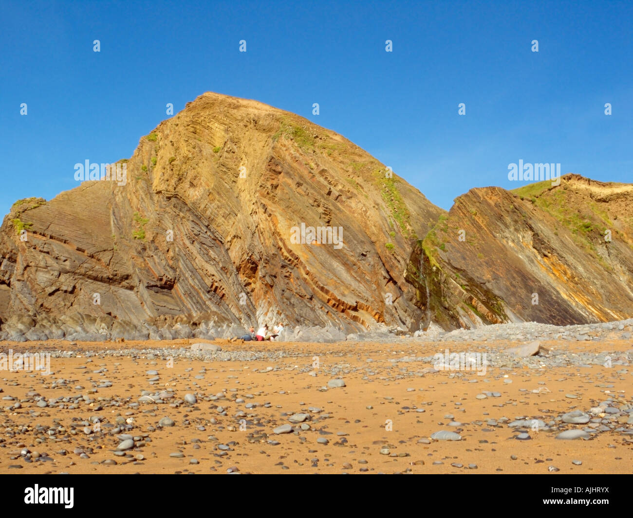 Carboniferous Slates at Sandymouth Beach Cornwall Atlantic Heritage ...