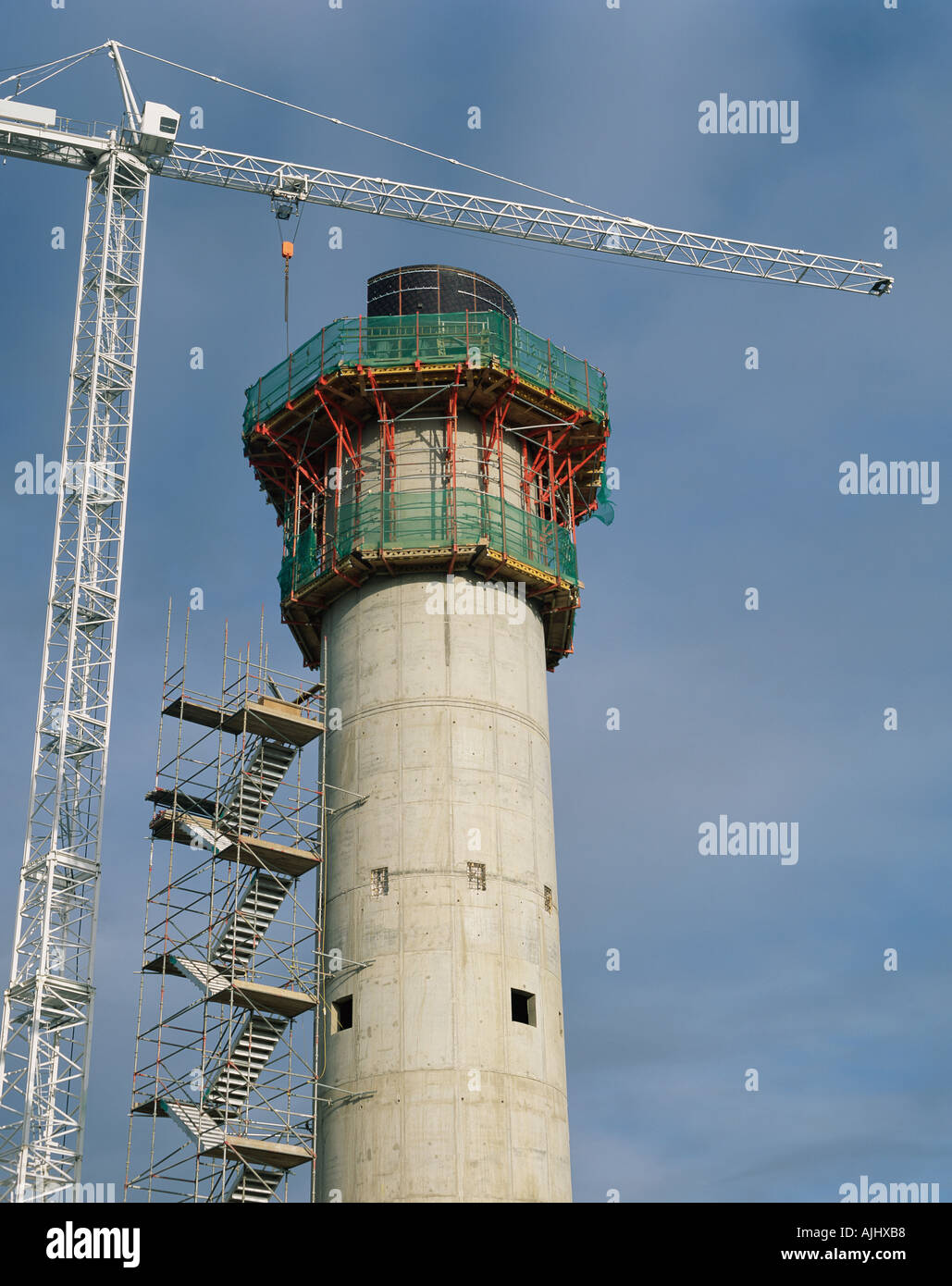 Airport control tower under construction Stock Photo - Alamy