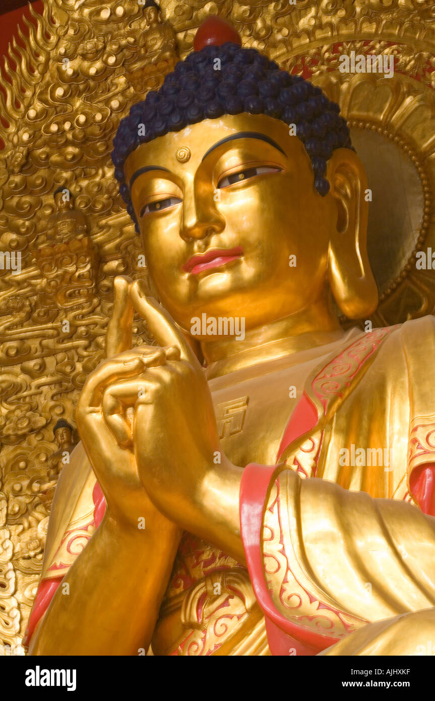 Buddha in Bailin Zen Buddhist Temple s 10 000 Buddha Hall one of world ...