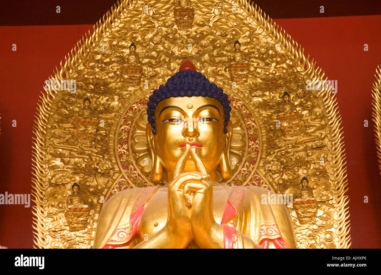 Buddha in Bailin Zen Buddhist Temple s 10 000 Buddha Hall one of world ...