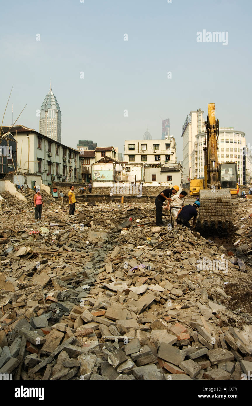 Chinese demolition site hi-res stock photography and images - Alamy