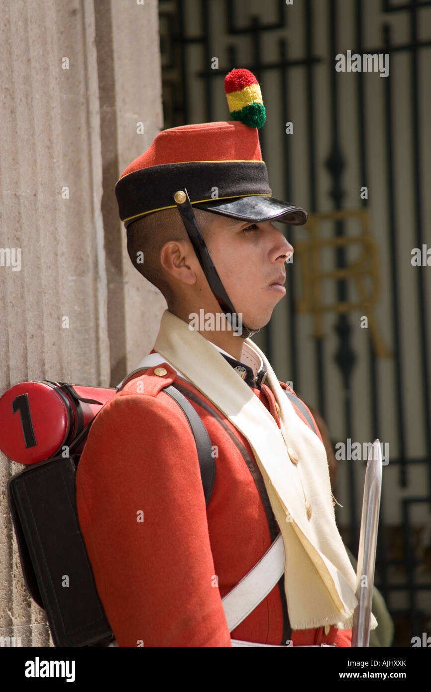 Bolivian guards hi-res stock photography and images - Alamy