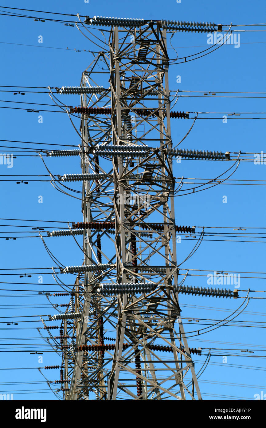 Pylon electric gantry hi-res stock photography and images - Alamy
