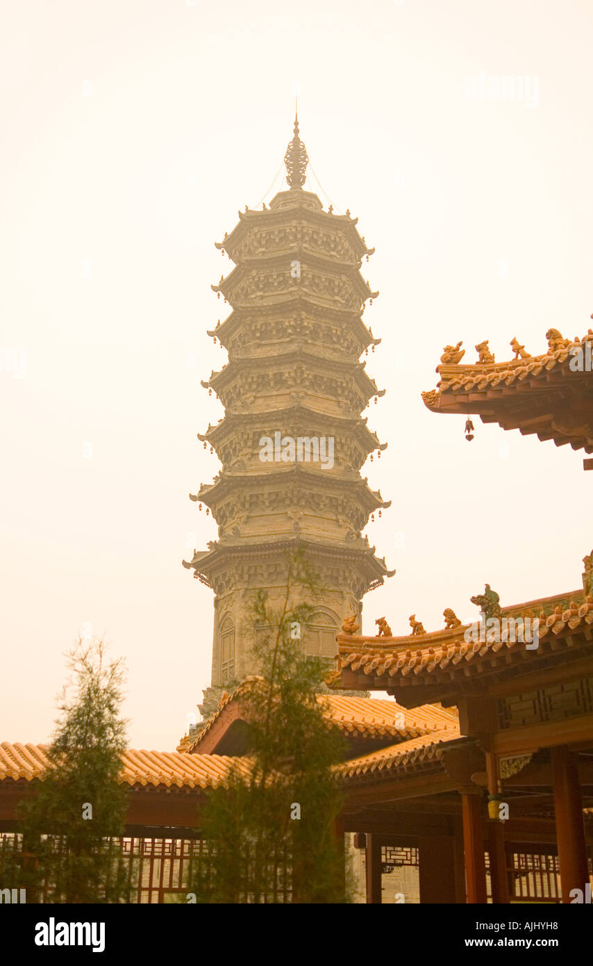 Bailin pagoda in Temple of Cypresswoods Bailin Temple Zhao county Hebei ...