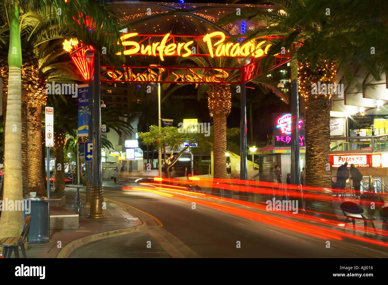 Surfers Paradise Sign Gold Coast Queensland Australia Stock Photo - Alamy