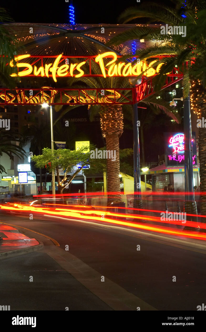 Surfers Paradise Sign Gold Coast Queensland Australia Stock Photo - Alamy
