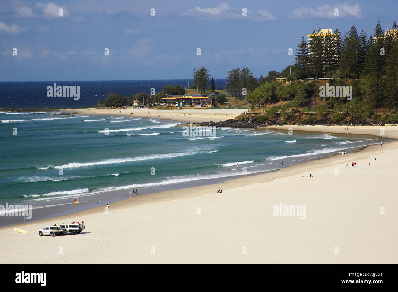 Beach Coolangatta Gold Coast Queensland Australia Stock Photo - Alamy