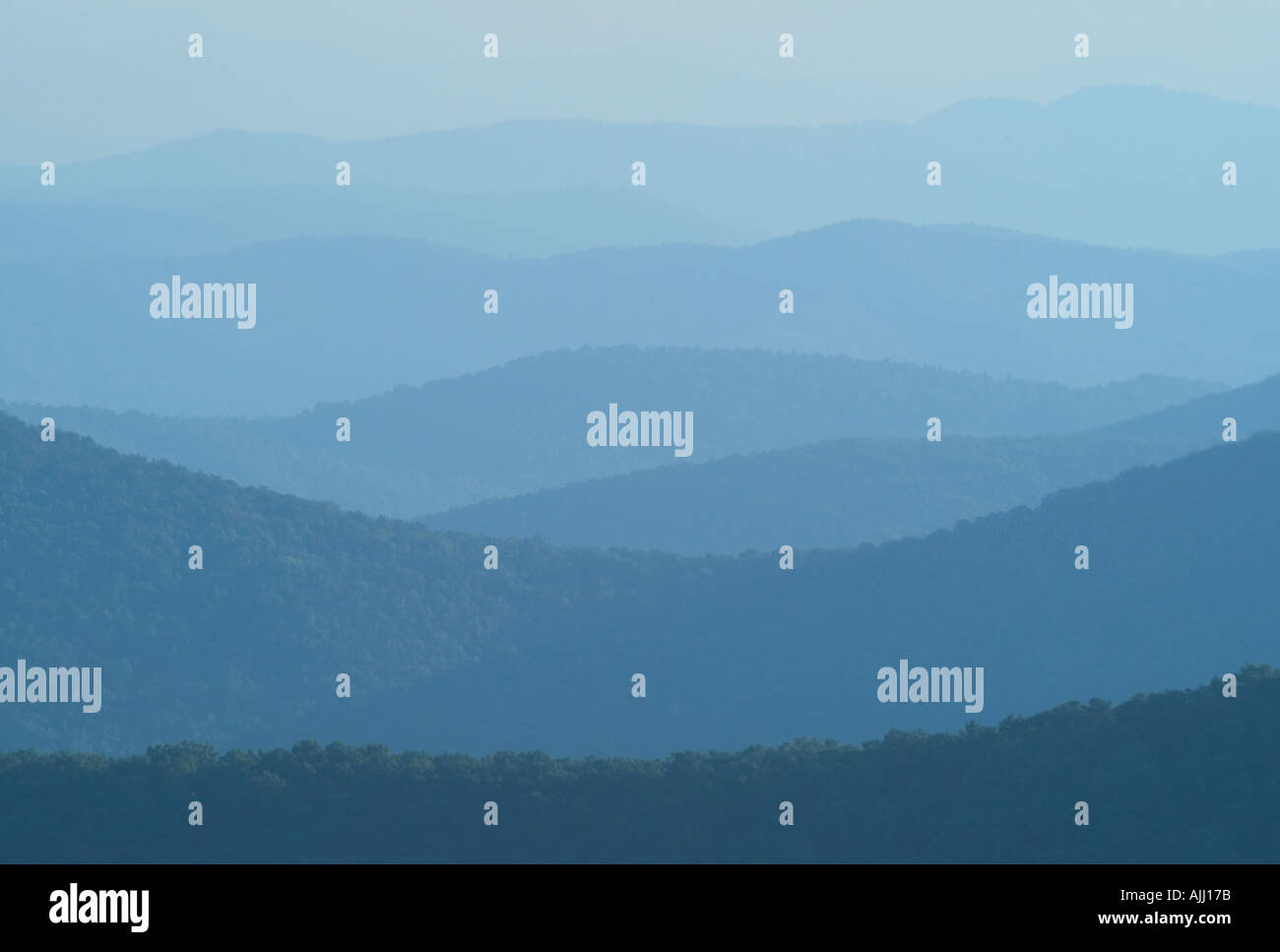 Blue Ridge Mountain View Stock Photo - Alamy