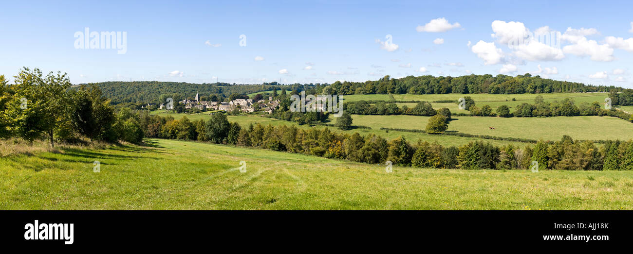 The Cotswold village of Rendcomb, Gloucestershire Stock Photo - Alamy