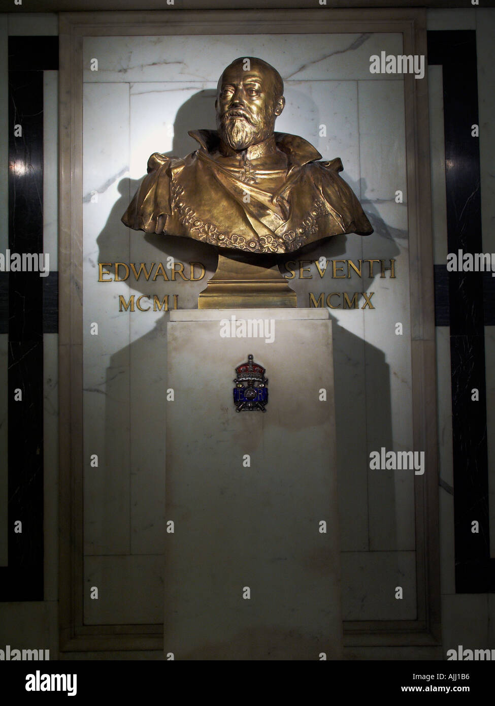 King Edward bust in British Museum London England UK Stock Photo - Alamy