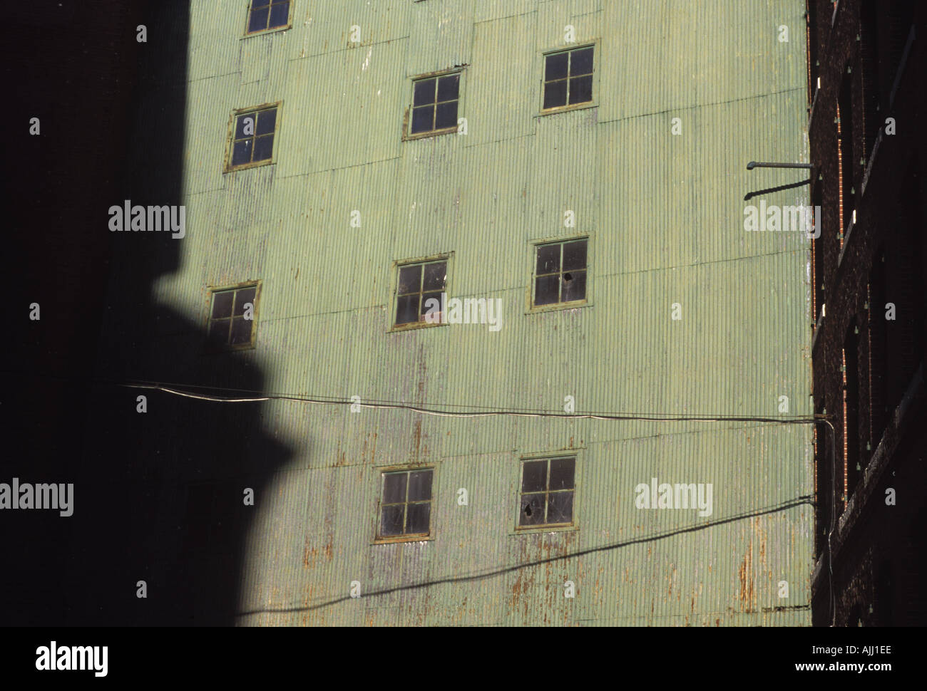 An abandoned warehouse in the Fort Point area of South Boston Stock ...