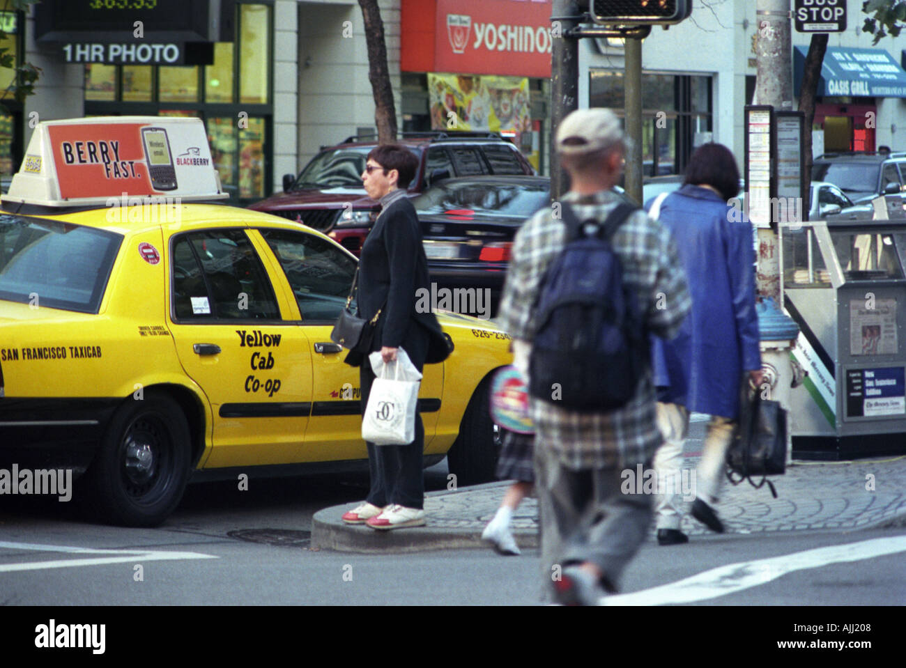 Monday morning street scene in San Francisco California Stock Photo - Alamy