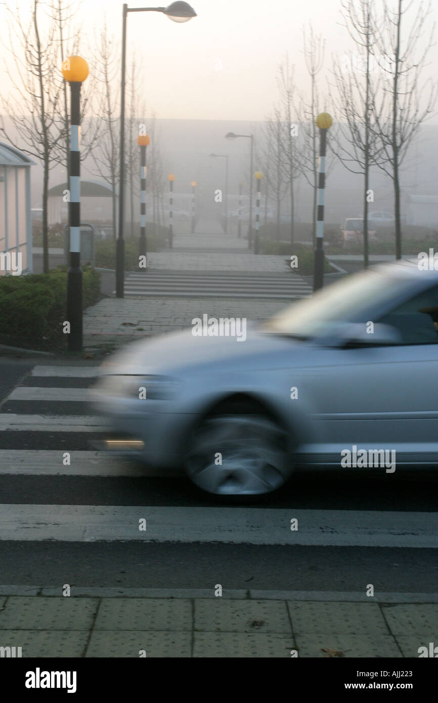 Speeding vehicle drives over hi-res stock photography and images - Alamy